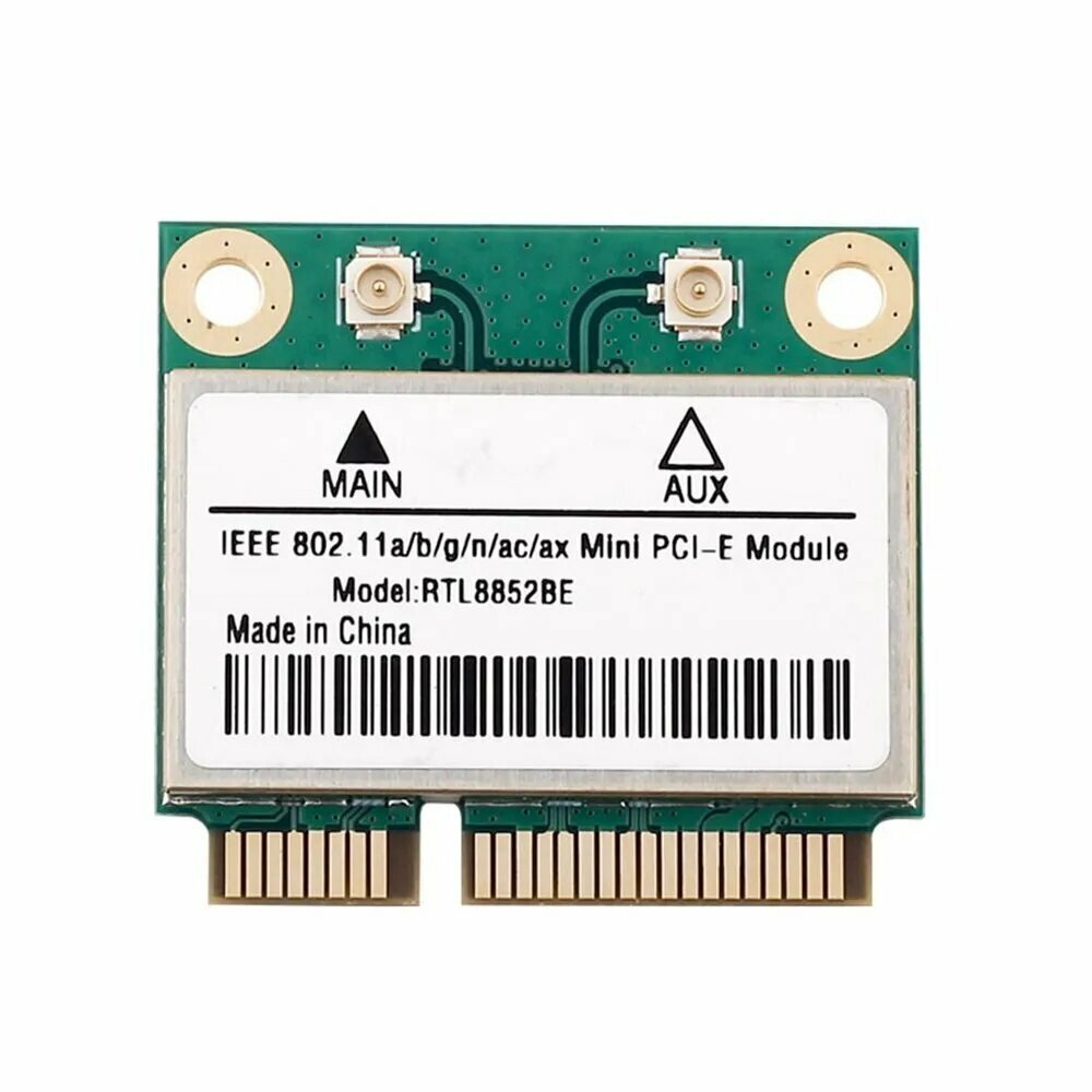 RTL8852BE Сетевая Карта WiFi 6, 1800 Мбит/С, BT 5.2, Двухдиапазонная
