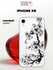 Силиконовый чехол на Apple iPhone XR / Айфон XR с принтом Ветка сакуры серая