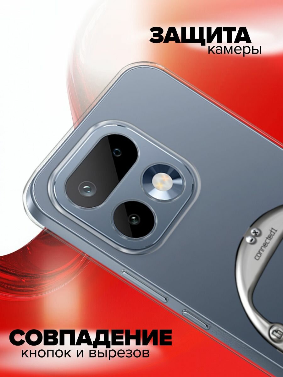 Силиконовый чехол на Realme 16 Pro / Реалми 16 Про с принтом Connected1 — фото 1