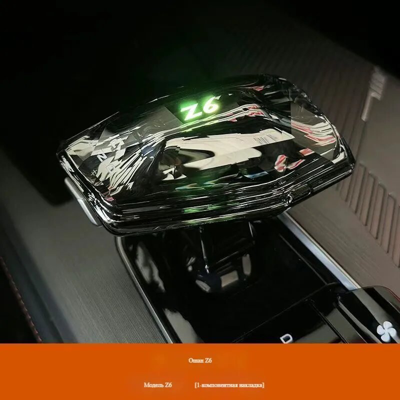 Хрустальная ручка переключения передач Auchan Z6 с многоцветной подсветкой