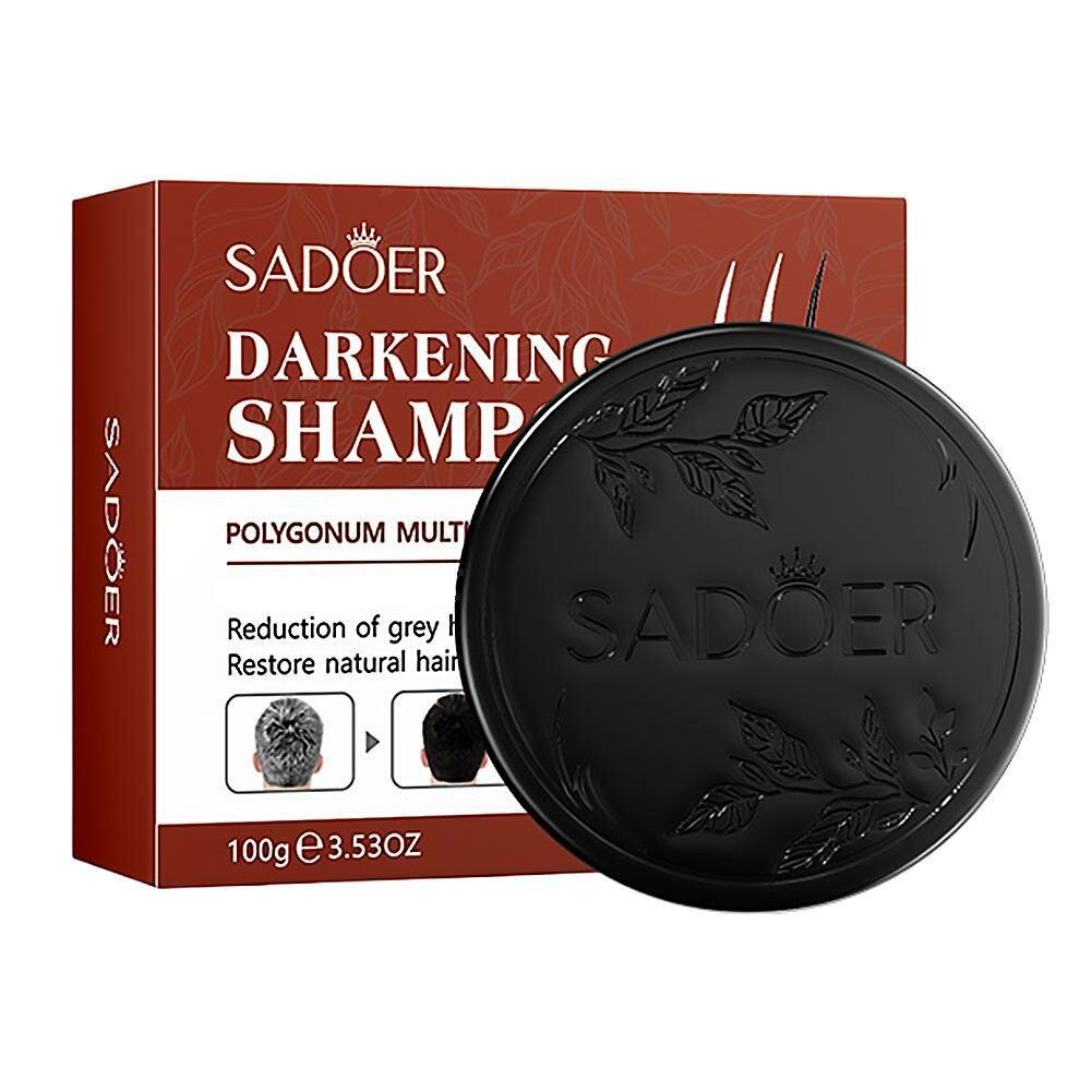 Восстанавливающее мыло для черных волос SADOER Polygonum multiflorum
