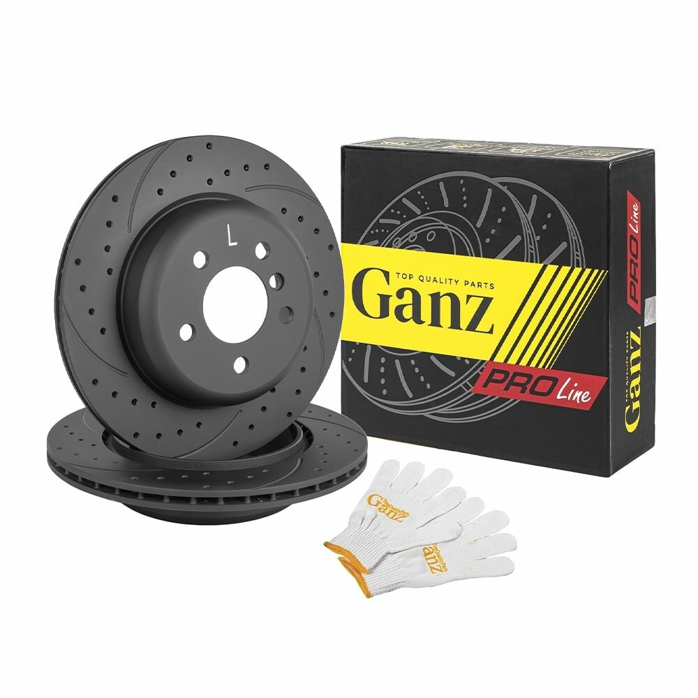 Тормозные диски задние на БМВ 5 F10, F11, 2 штуки