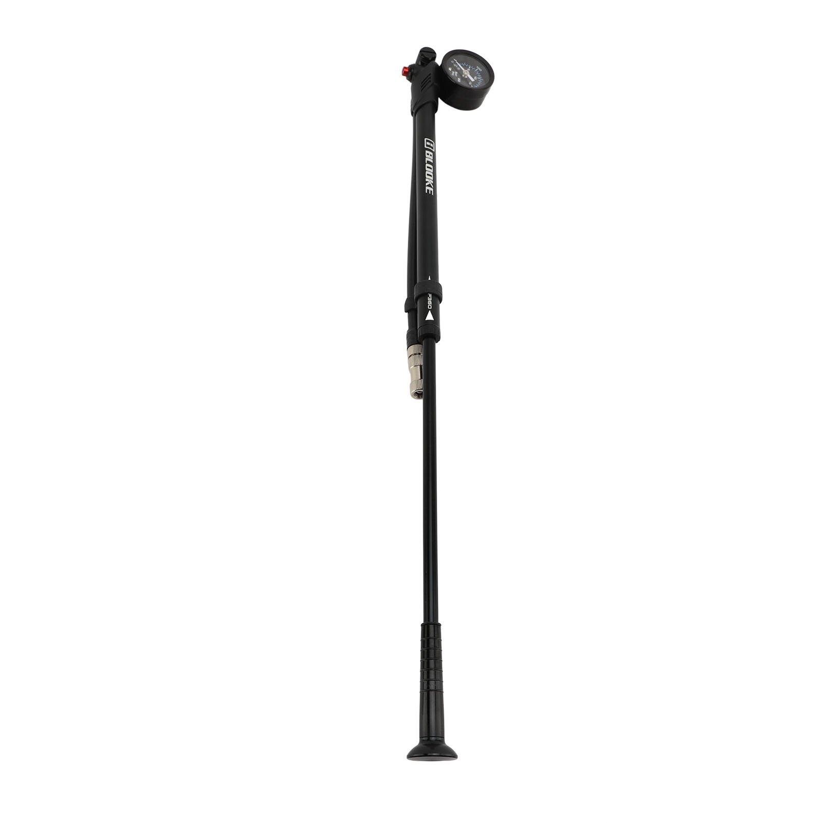 Ударный Насос с Манометром 300psi Воздуха Высокого Давления Портативный Мини для Передней Вилки Задней Подвески Мотоцикла Черный