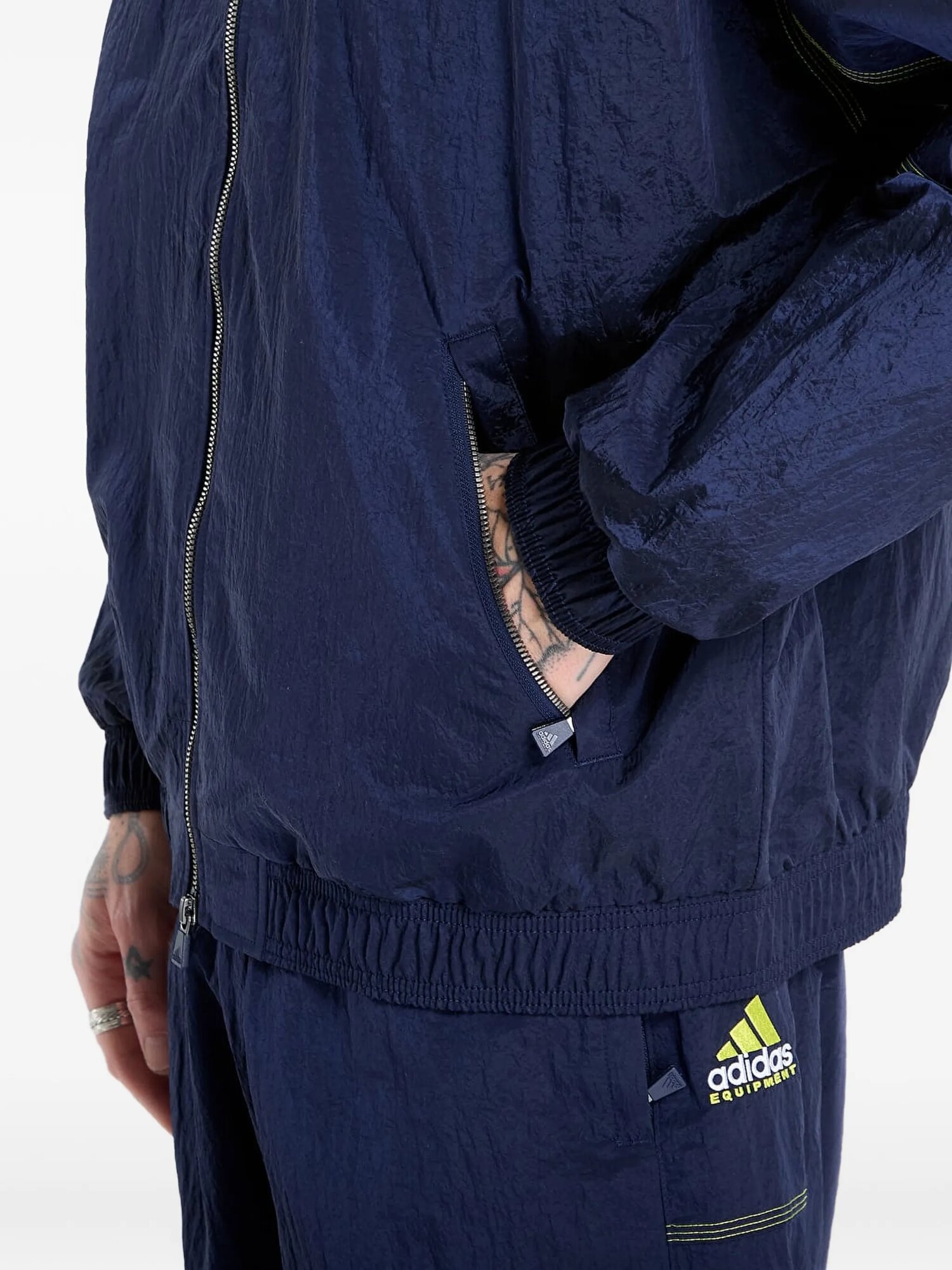Куртка adidas, размер XL, синий — фото 1