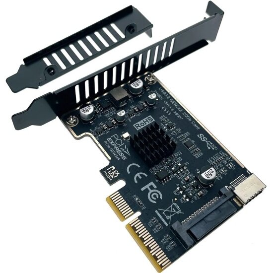 Контроллер PCI-E Espada PCIeU322E ver2 USB 3.2 Gen2x2 20Gbps Type-E