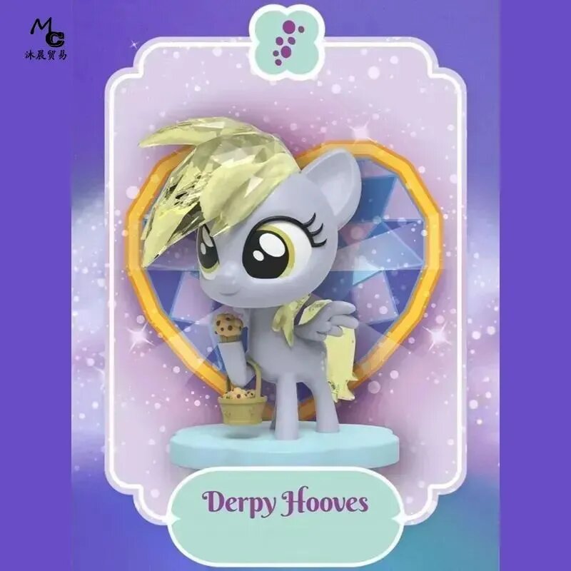 My LITTLE PONY (Май литл пони)-Серия Little Pony Polly Shiny второго поколения, модная игрушка (копытца Дерпи подтвердили стиль, коробка была открыта, но упаковочный пакет не открывался)