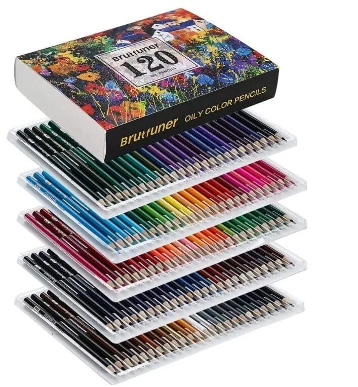 Brutfuner Набор карандашей, вид карандаша: Масляный, 120 шт.