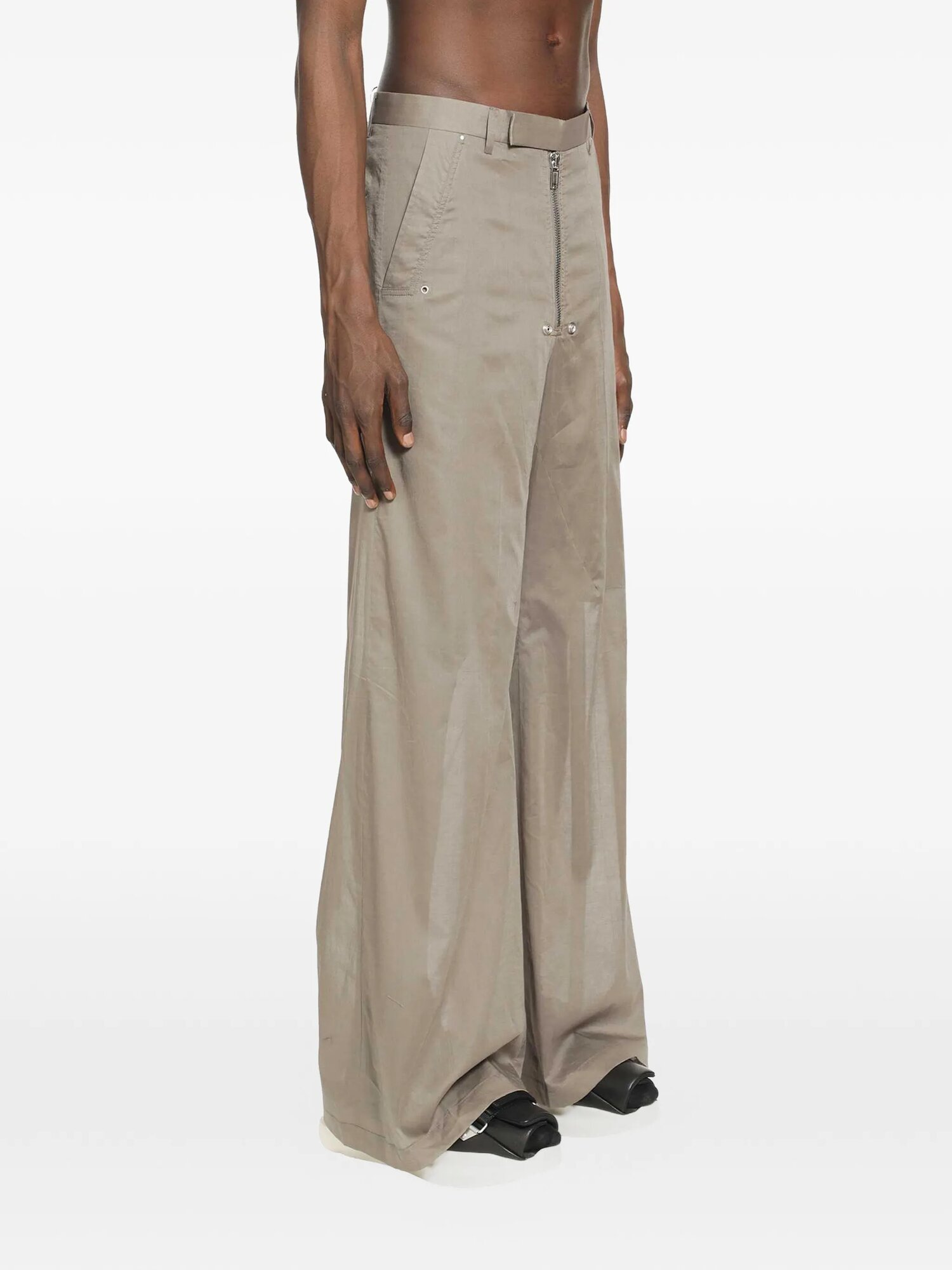 Брюки Rick Owens Tailored wide trousers, размер 50, разноцветный — фото 1