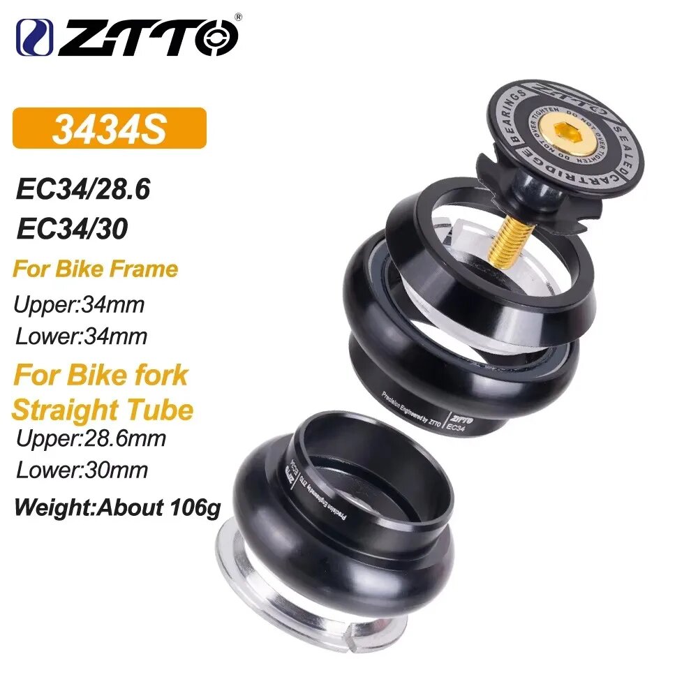 ZTTO 3434S гарнитура для велосипеда EC34/28.6