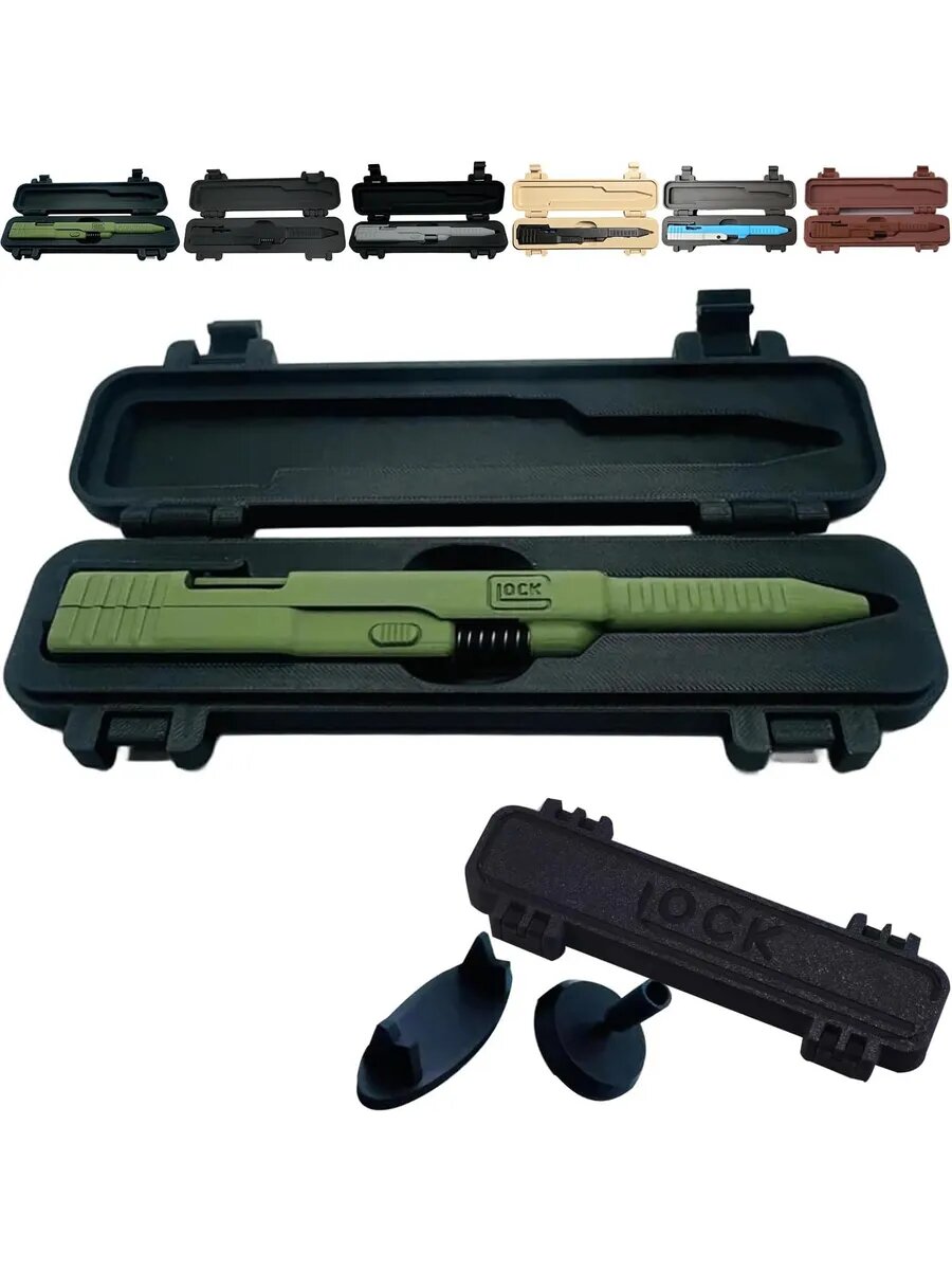 Тактическая шариковая ручка с выдвижным механизмом, многораз