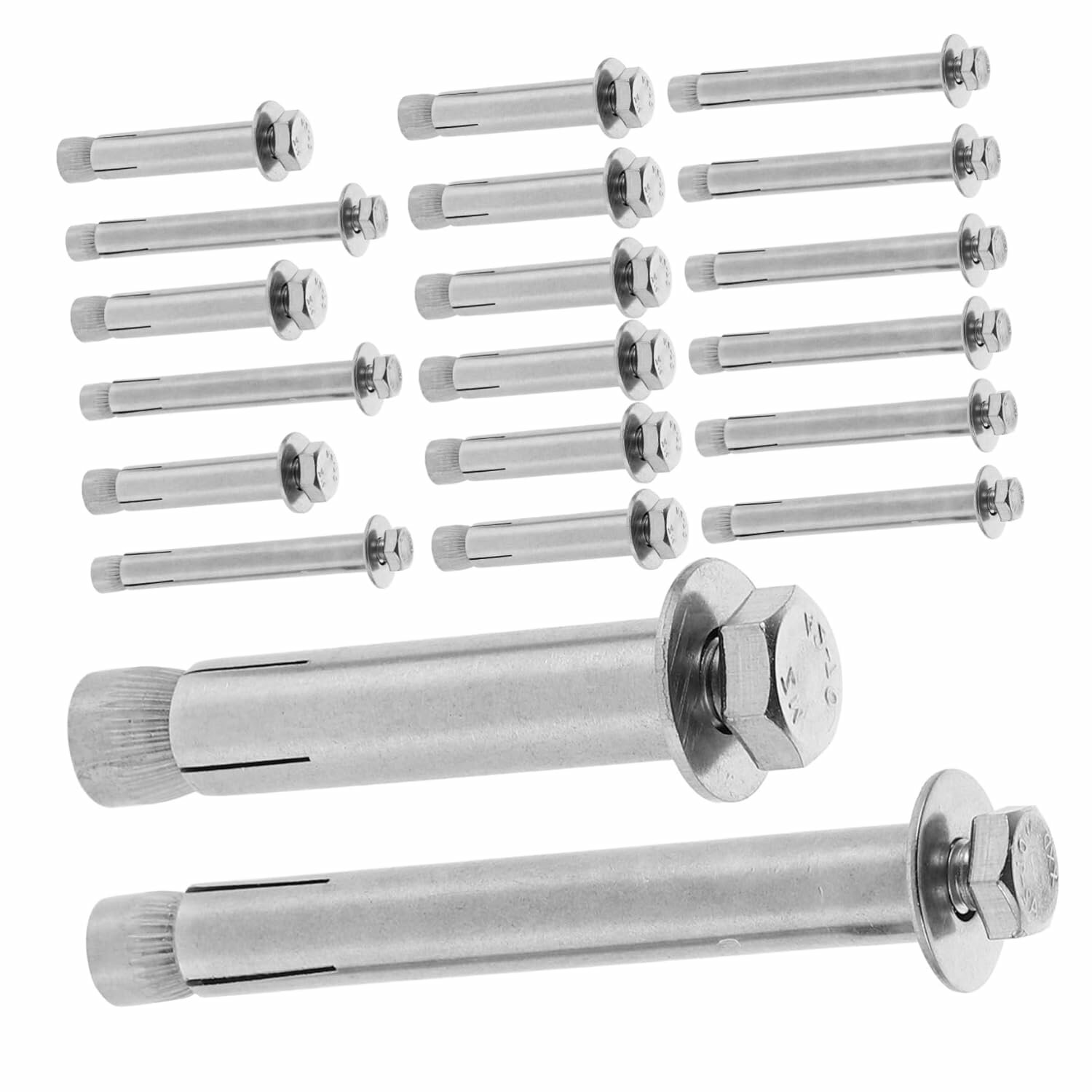 20 шт. расширительный болт, винты с шестигранной головкой из нержавеющей стали для строительной техники