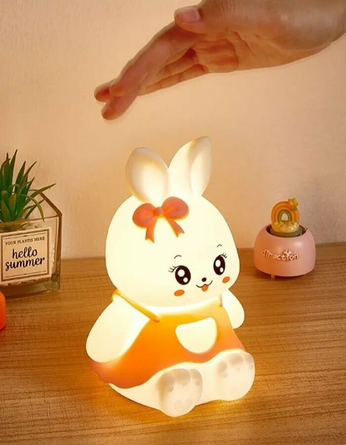 Силиконовый ночник Beautiful rabbit's (модель pat)
