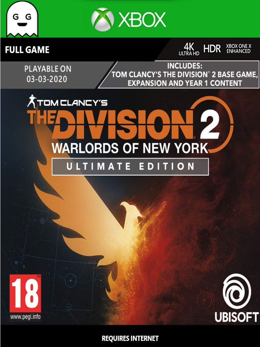Игра Tom Clancy’s The Division 2 Warlords of New York Ulti. Ed, цифровой ключ Xbox One/Series X|S, Рус. озв, Аргентина