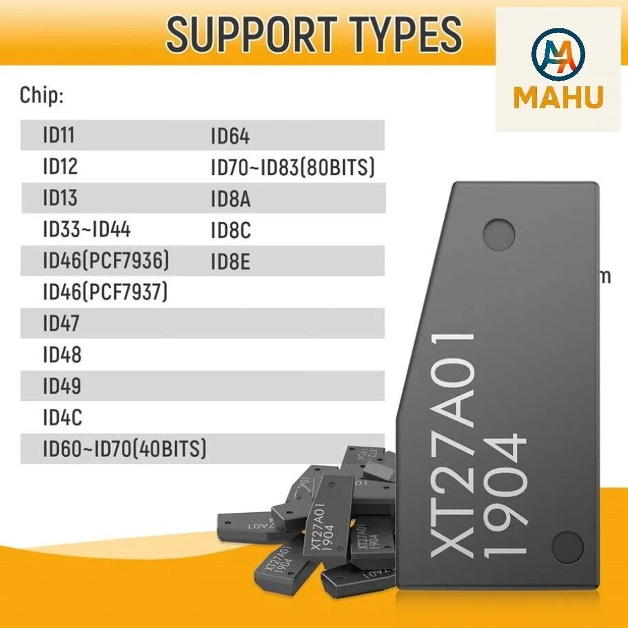 VVDI Super XT27A01 1904 Чип-транспондер для автомобильного ключа 30 шт — фото 1
