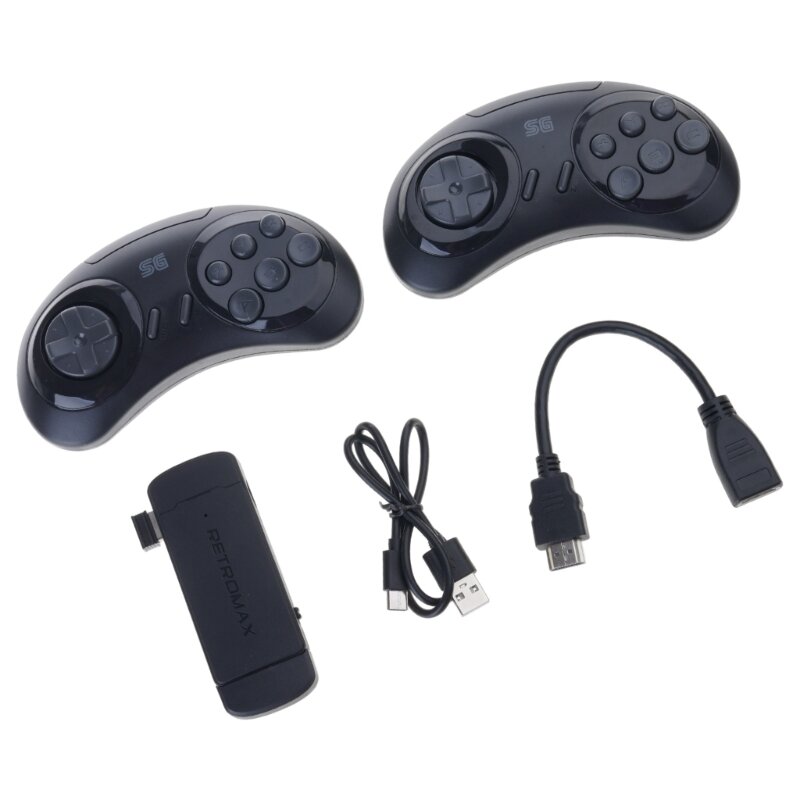 16-Битная Игровая консоль Wireless Stick для MD, Мини-игровая консоль, Совместимая с DMI, Встроенные 900 + Игр