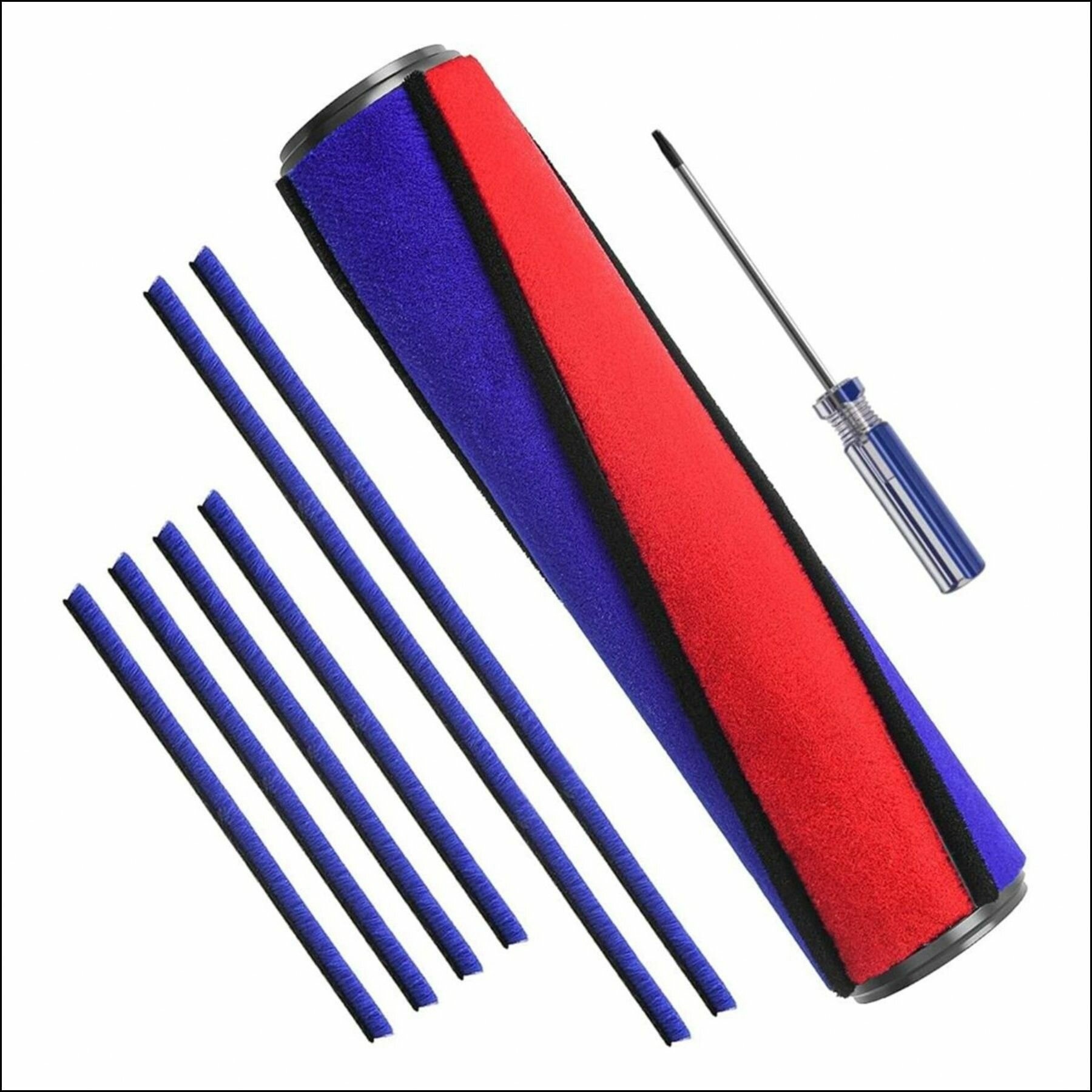 Мягкая роликовая головка 96648801, эксклюзивная сменная щеткавалик для насадок Dyson Soft Rollers, совместимая с моделями V6, V7, V8, V10 и V11