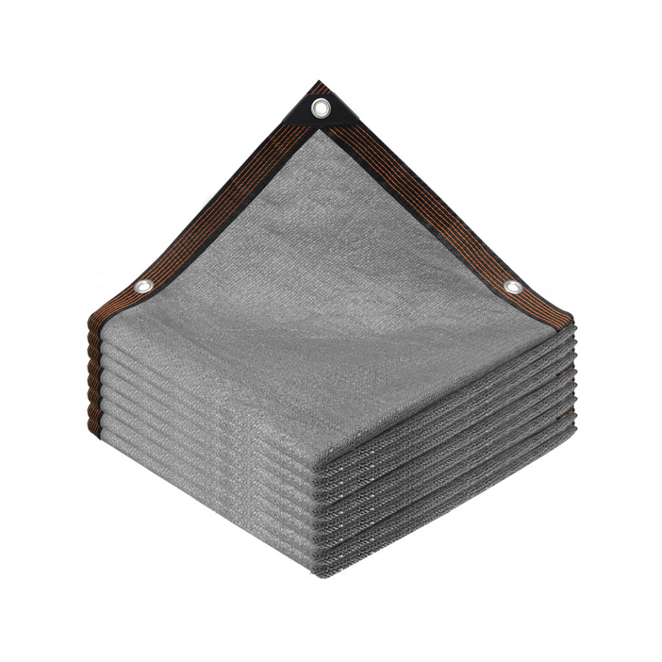 Затеняющая сетка, полиэтилен, 2×3м, 70% затенения, серый，1 кусок