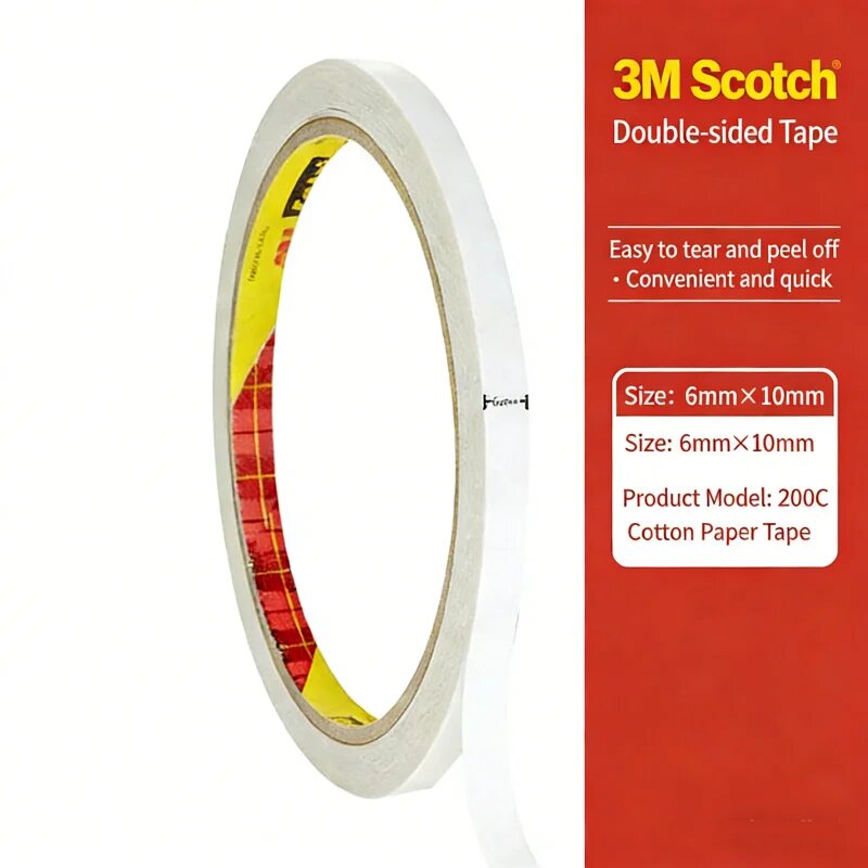 Клейкая лента 3M Scotch 200C 6/12/18/24 мм Width 6mm