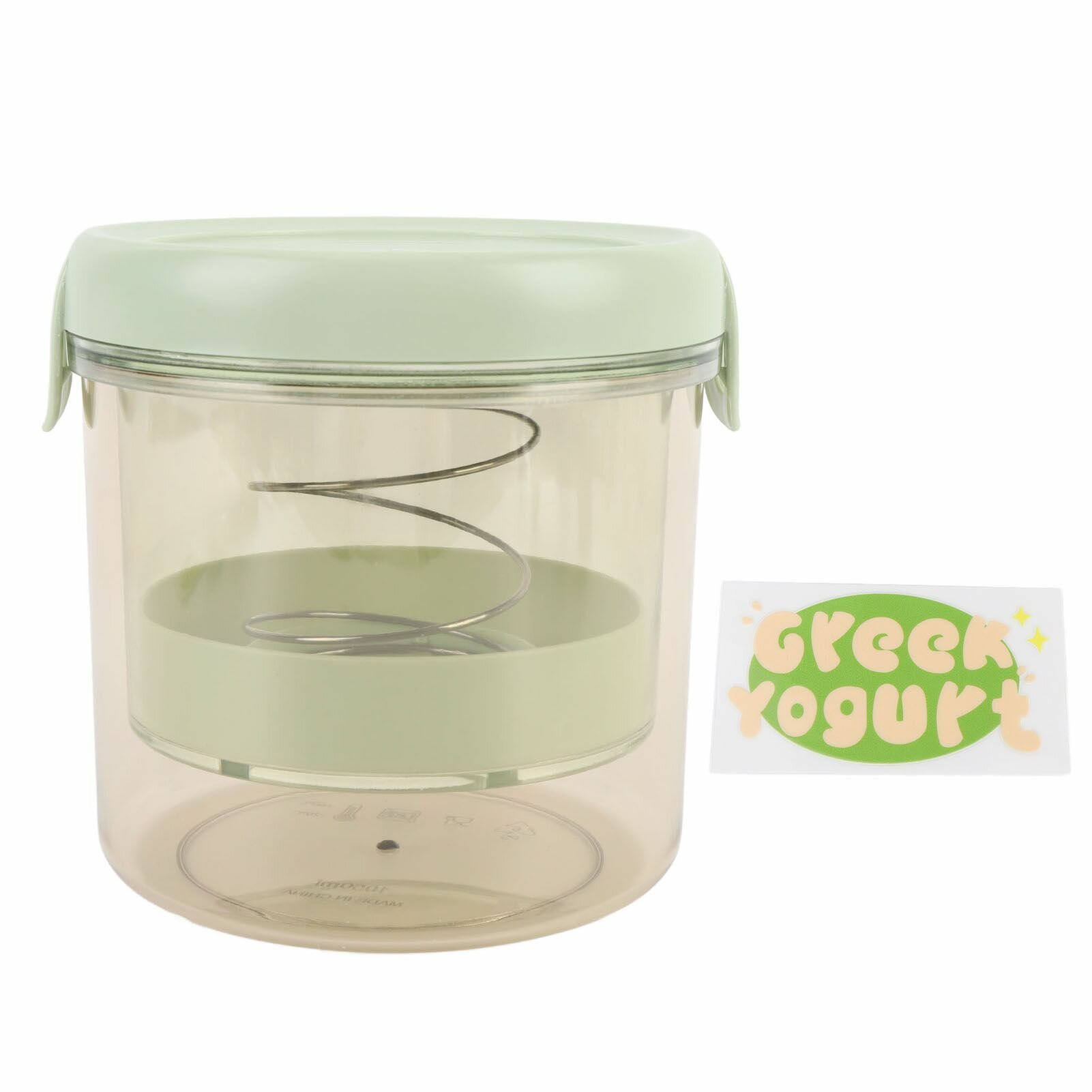 Фильтр для греческого йогурта с крышкой и мелкой сеткой, 400 г