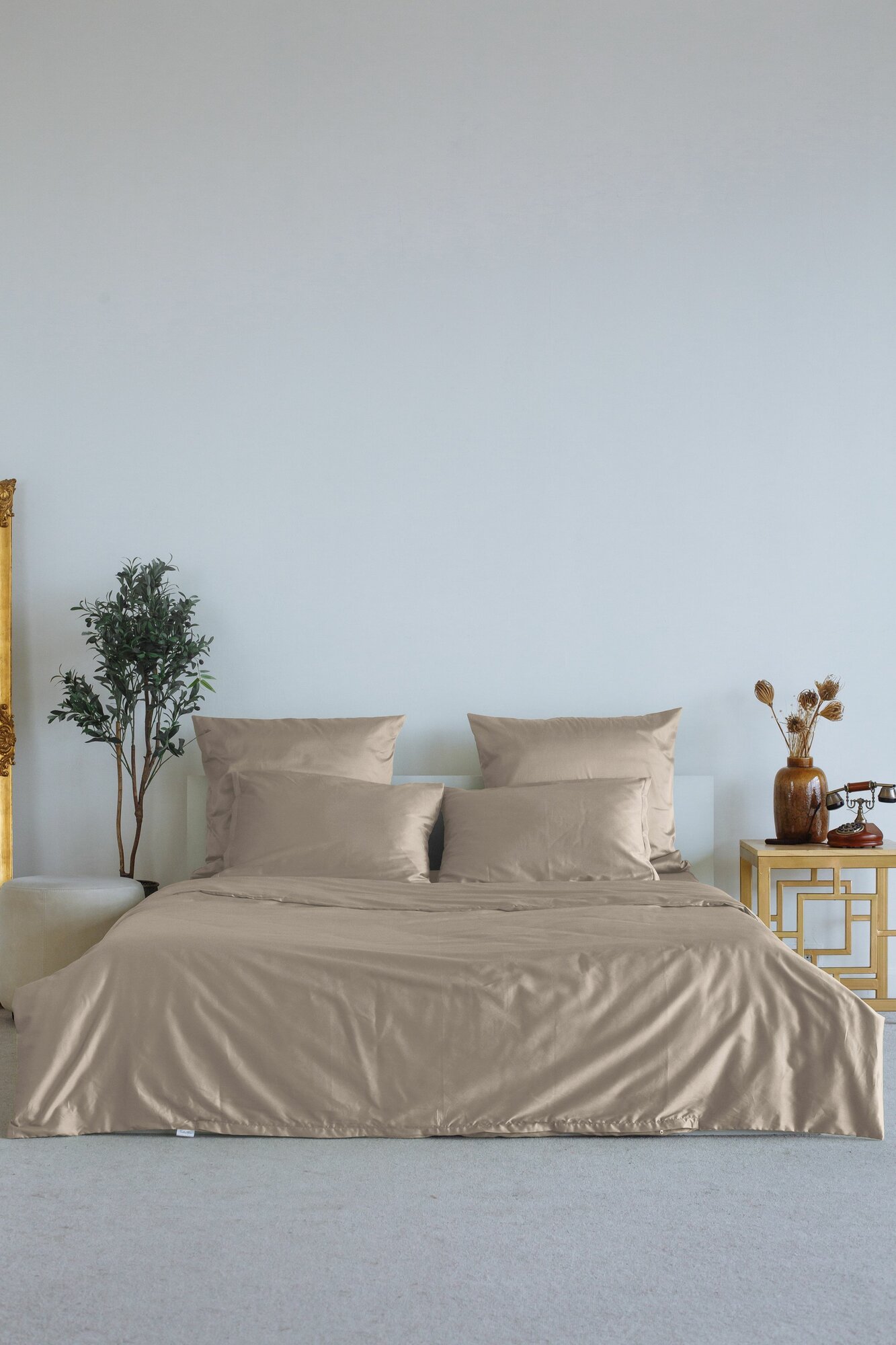 " жемчуг " простынь 220х240, 2 спальная двухспальная, 100% египетский хлопок, мако сатин сатин