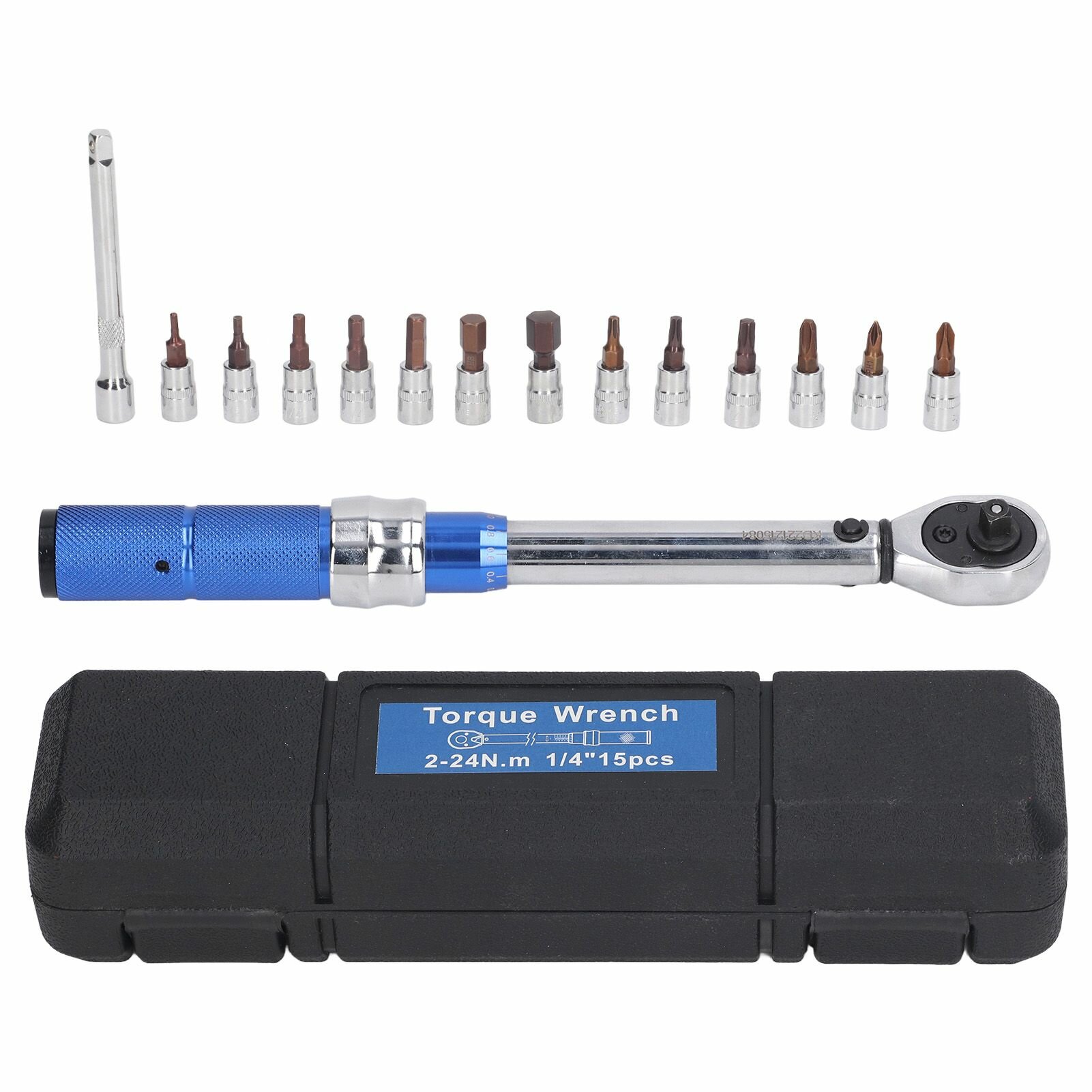 Набор 15 торсионных ключей 1/4" (2-24Н)