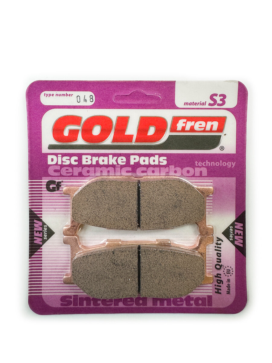 Колодки тормозные GOLDfren 048 S3 кросс TRW MCB640, SBS 663, EBC FA 179, Ferodo FDB 781