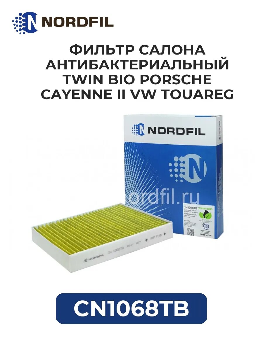 Фильтр салона антибактериальный TWIN BIO Porsche Cayenne .