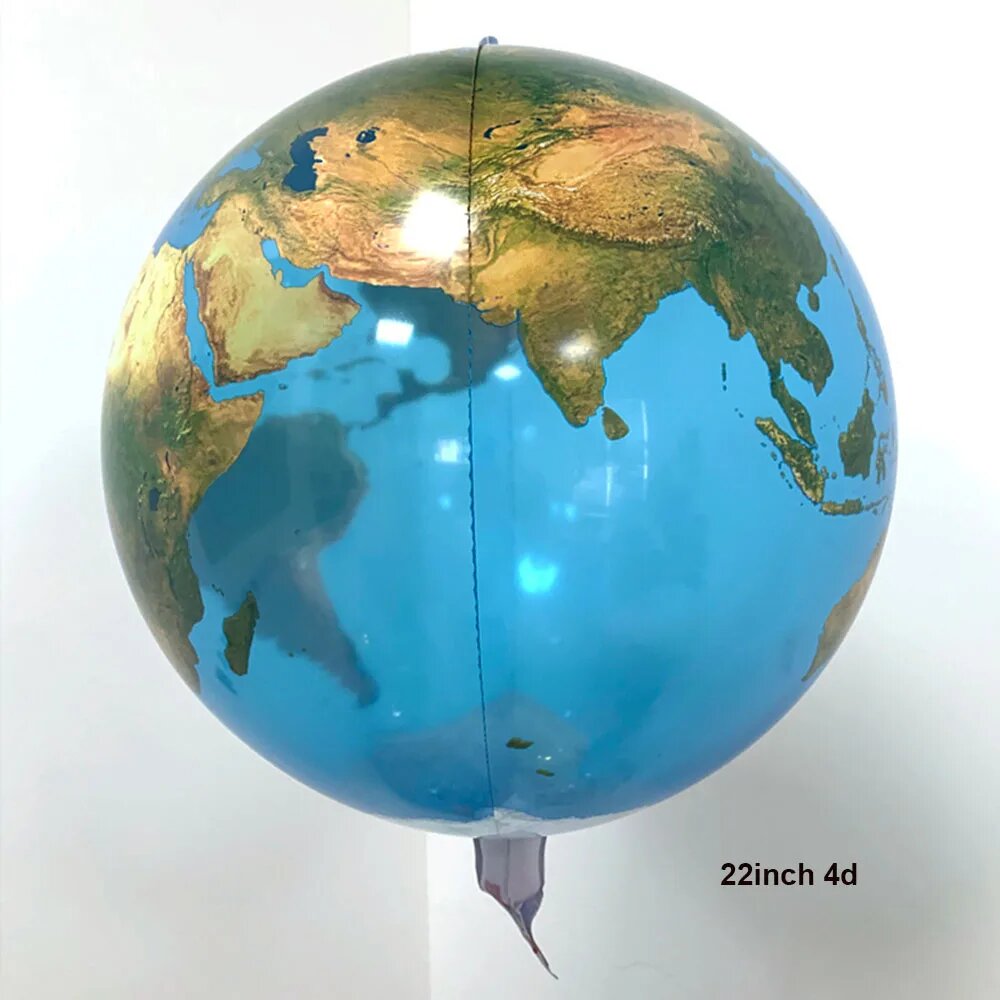 Воздушный шар-глобус 22inch 4d, цвет: Earth balloon