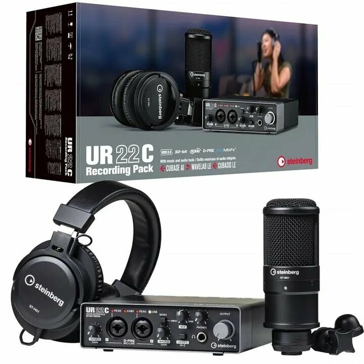 YAMAHA Steinberg UR22C Recording Pack Комплект для звукозаписи