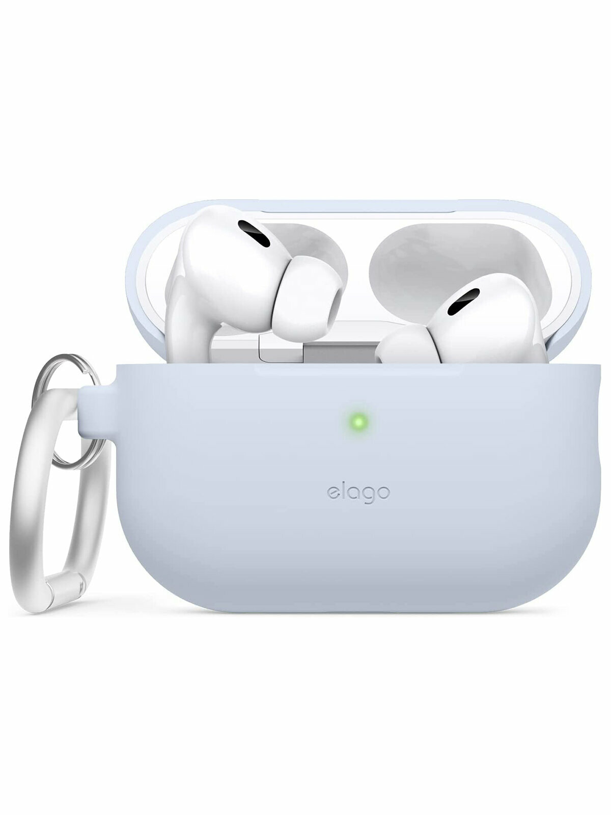 Elago для AirPods Pro 2 чехол Silicone Hang case Light Blue