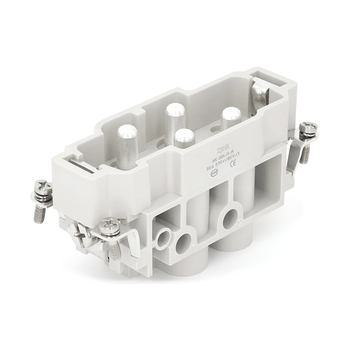 Контактная вставка прямоугольного промышленного разъема ZJHK HK-004/0-M (09380062611)