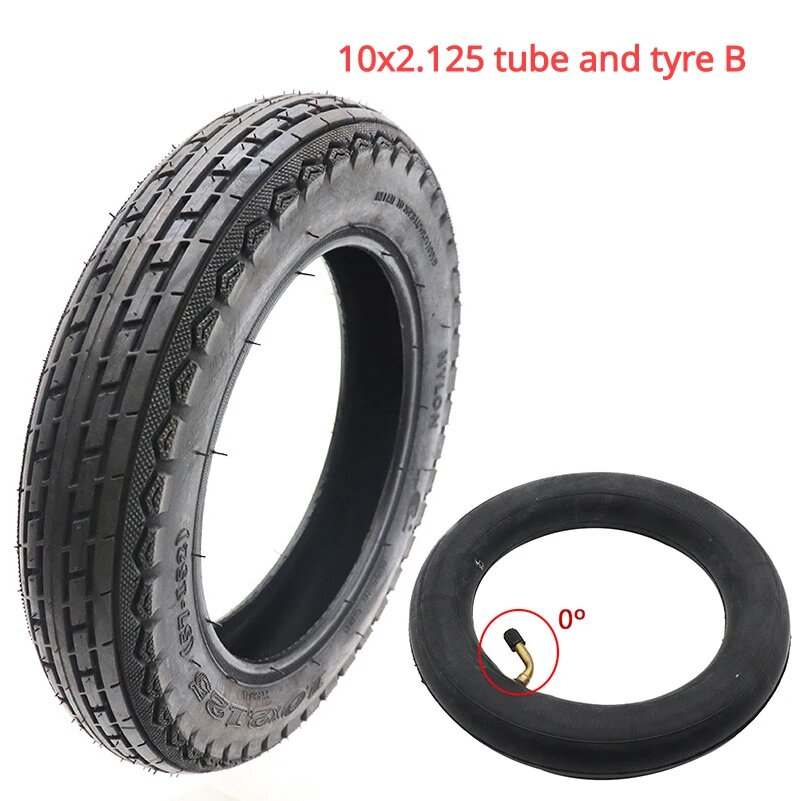 Шина 10x2.125 с камерой, tube and tyre B