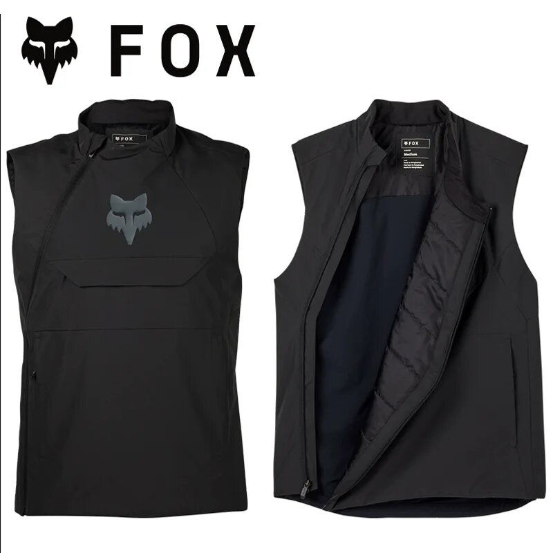 Ветрозащитный жилет FOX RACING Ranger MTB, водонепроницаемый дышащий жилет без рукавов, незаменимый для езды на горных велосипедах, мотокросса и DH