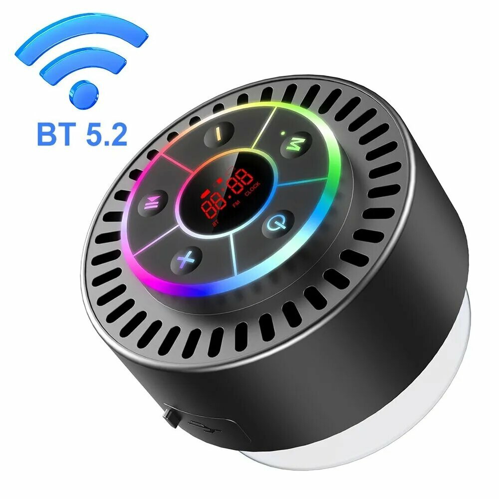 Портативная Bluetooth-колонка IPX7, FM-радио, громкая связь, LED-дисплей