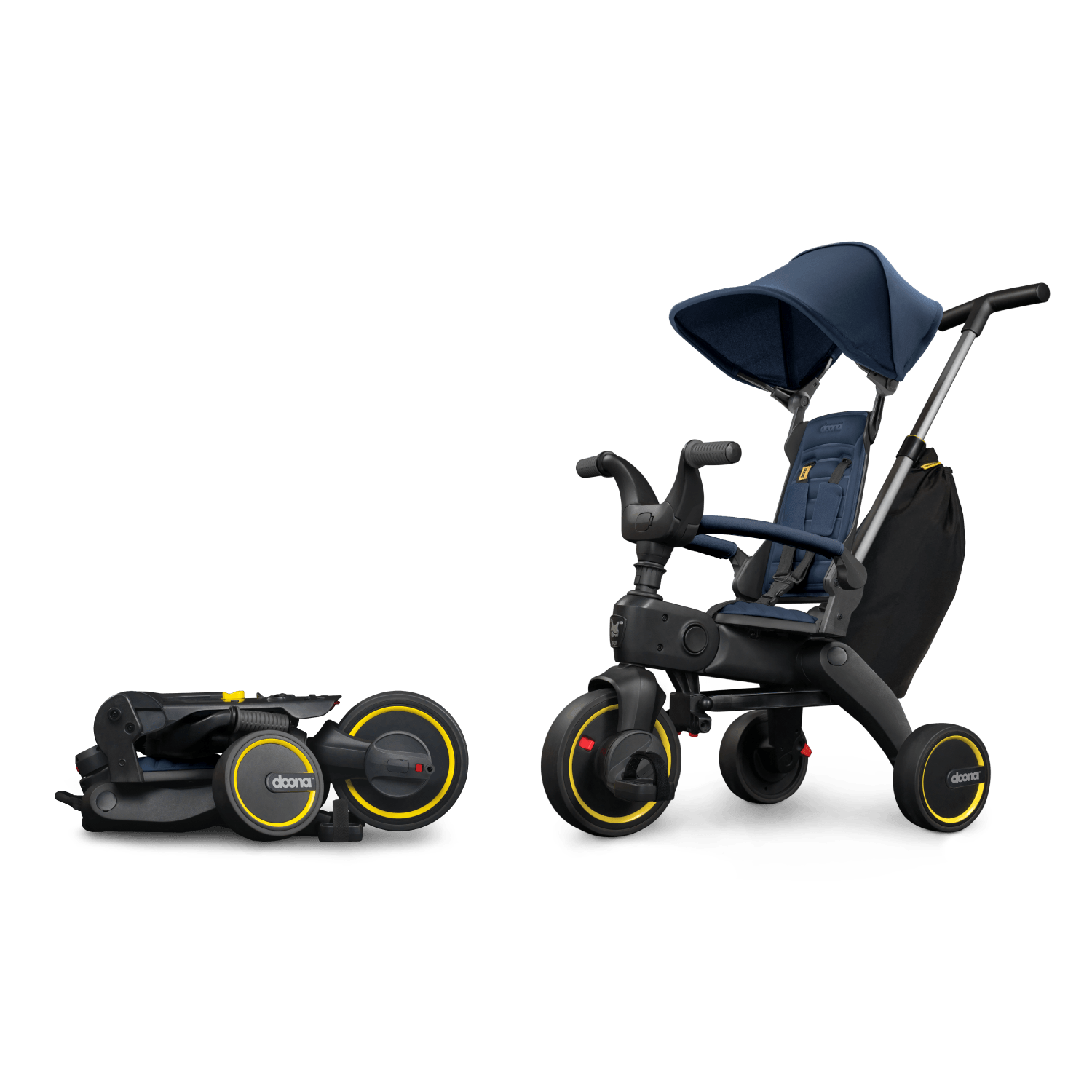 Doona велосипед Liki Trike S3, трехколесный складной, синий Deep Blue