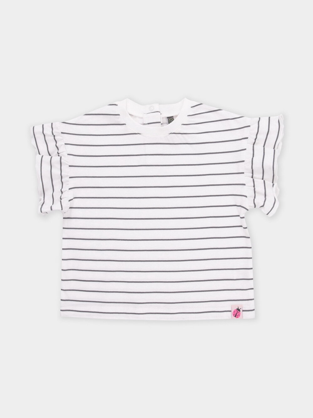 Футболка хлопковая детская футболка с рюшами