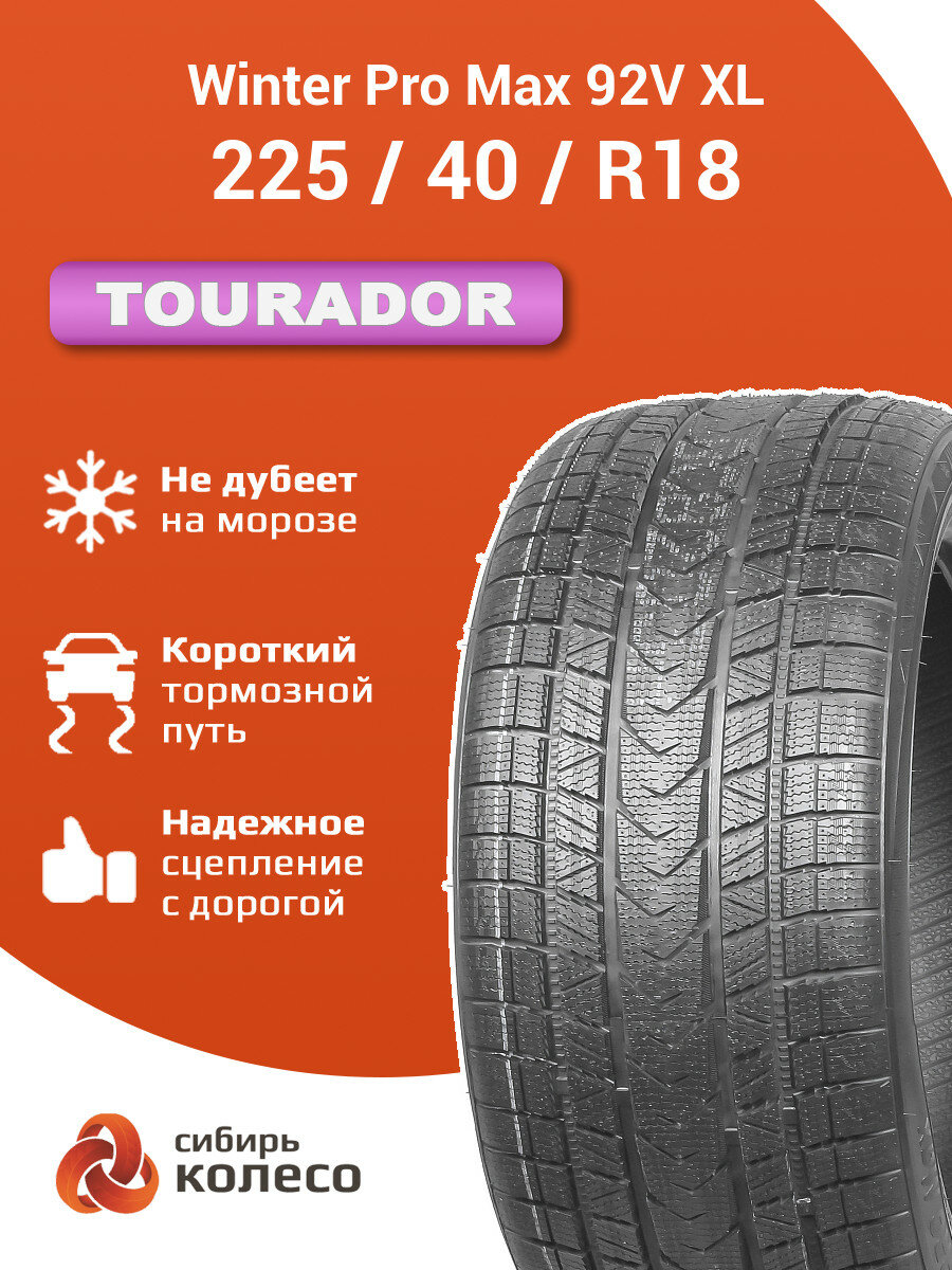 225/40R18 Tourador Winter Pro Max 92V XL