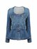 Куртка Chloe Button flap-pocket denim jacket, размер 36, синий