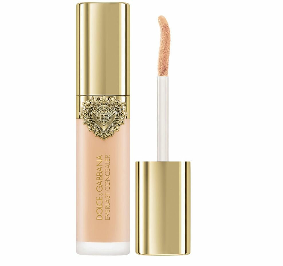 DOLCE&GABBANA Увлажняющий консилер для упругости кожи, стойкость 24 часа Everlast Concealer, 08 Light, 11 мл
