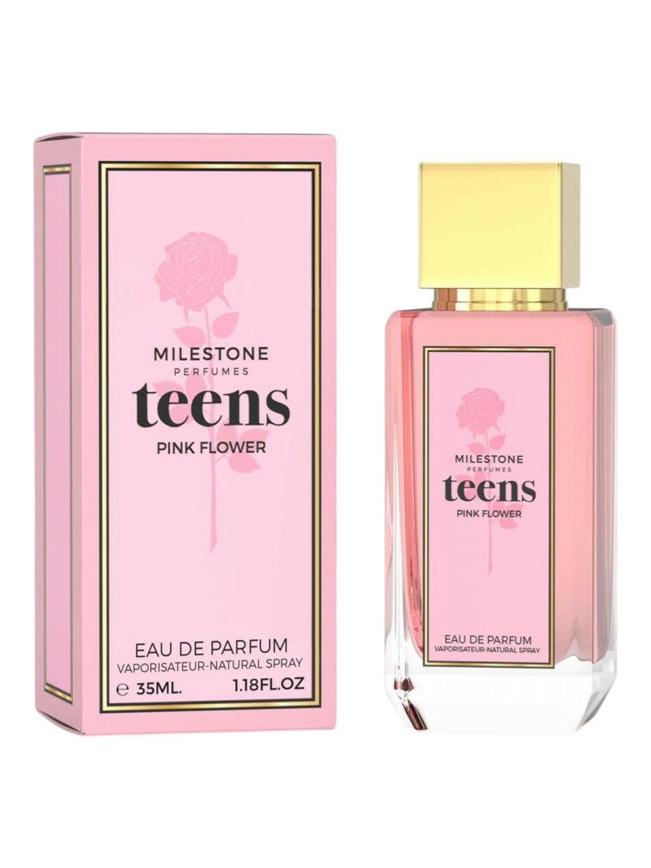 Парфюмерная вода женская Milestone Teens pink flower, 35 мл
