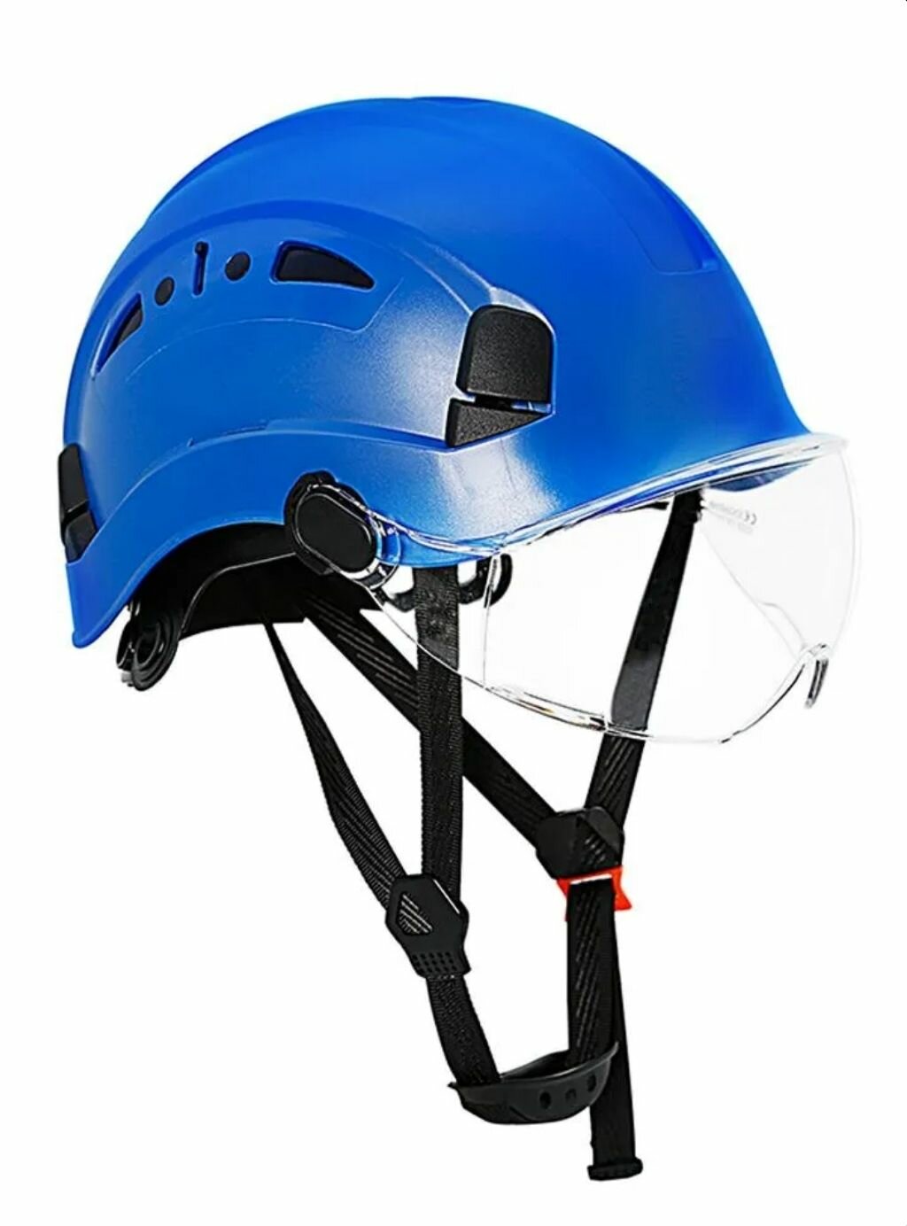 Каска , шлем с визиром для Туризма и Альпинизма. Синий