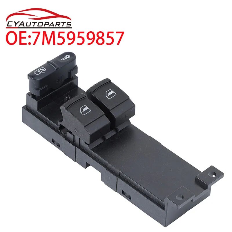 Новая кнопка управления стеклоподъемником 7M5959857 для Ford Galaxy, Seat Alambra, VW Sharan 7M6959857A, 7M4959857B, 1324501, 7M5959857C