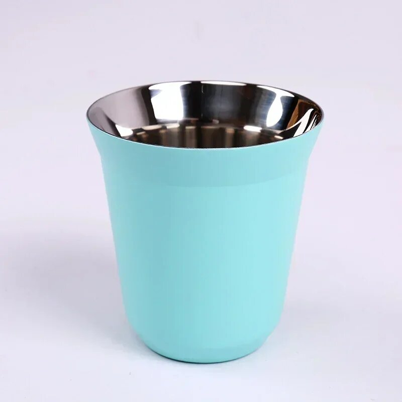 Термокружки из нержавеющей стали 80/160 мл 160ml, 1pc Sky blue