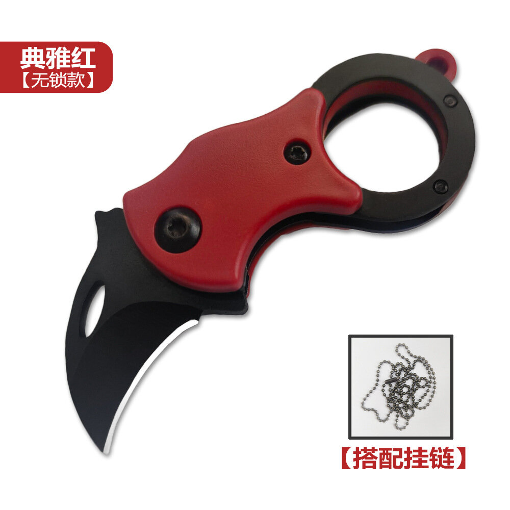 Открытый многоцелевой альпинистский нож ручной брелок для кемпинга альпинистский крюк для кемпинга Нож без замка типа А