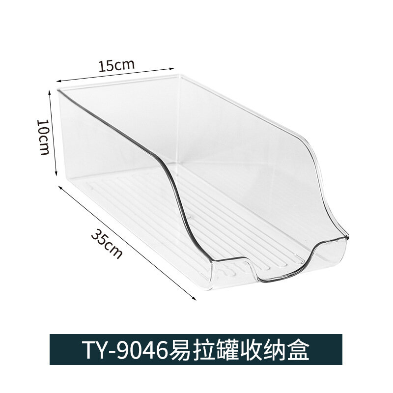 Контейнер в форме колы для холодильника, компактная конструкция для полок, без BPA пластик, организация продуктов