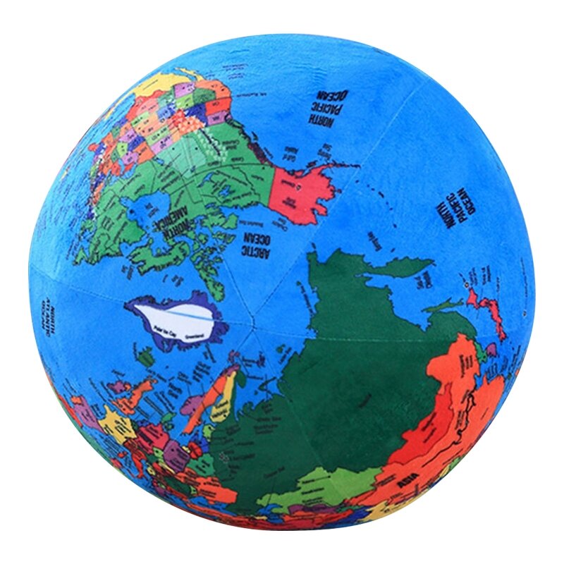 24 см/9 ’Плюшевый Земной Шар, Фаршированный Мяч, Подушка для Домашнего Декора, Мягкая Комфортная Игрушка Для Сна, Украшение Детской Комнаты
