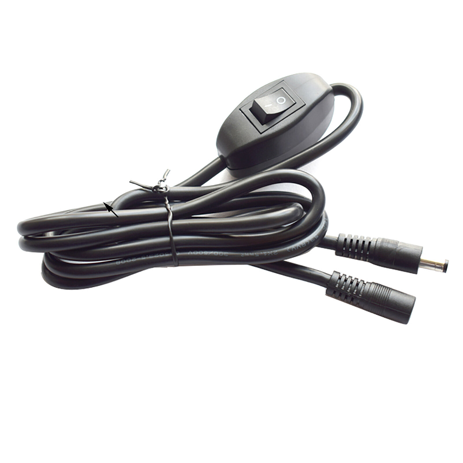 Удлинитель питания DC12V 15A с кнопкой включения