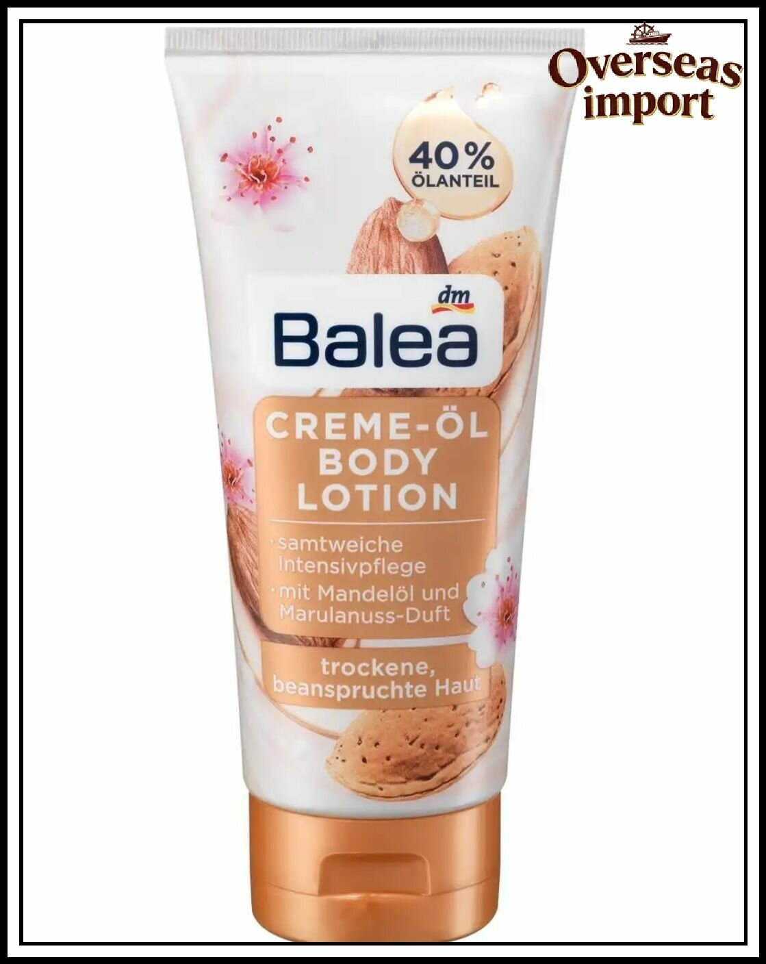 Лосьон для тела Balea Cream-Oil ореховый питательный, 100 мл