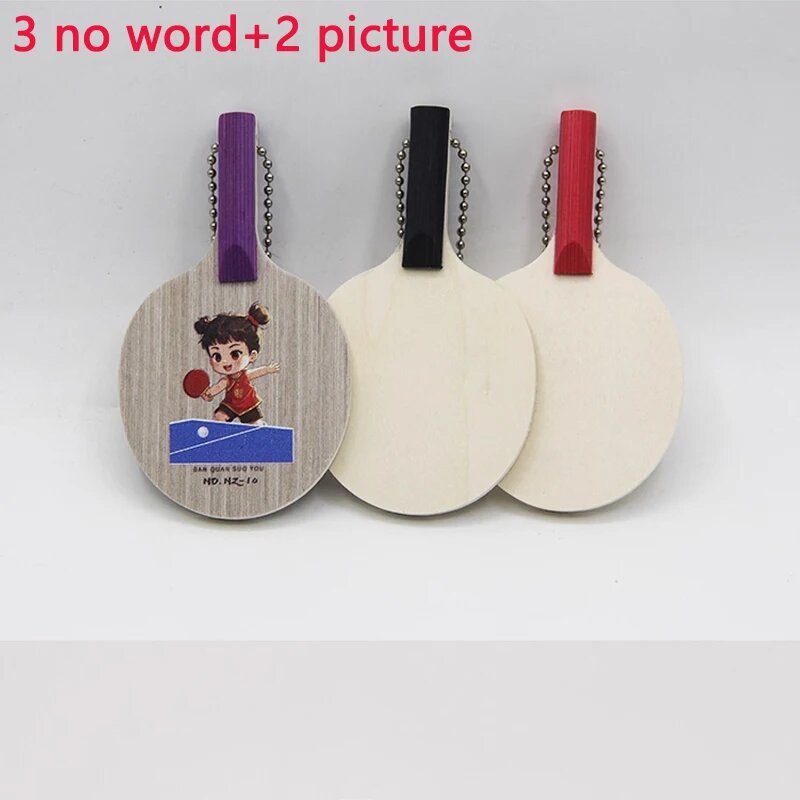 5 шт. мини-ракеток для настольного тенниса HuIESON 3 no word-2 picture