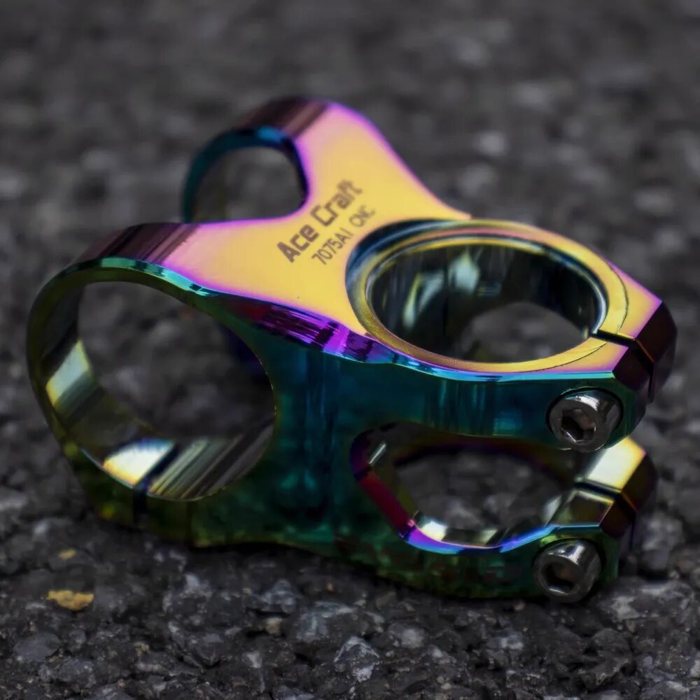 Сверхлегкий полый велосипедный шток Evosid 31.8mm, Цвет гальванопокрытия